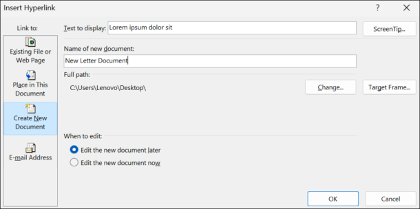 How to Add Hyperlinks in Microsoft Word