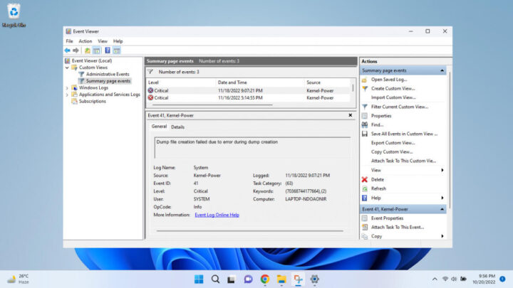 How to Fix “Dump File Creation Failed” Error in Windows