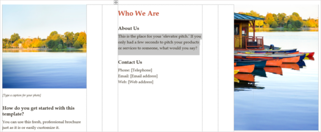 How to Make a Brochure in Microsoft Word