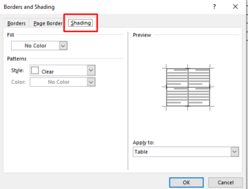 How to Add Background Color to Tables in Microsoft Word
