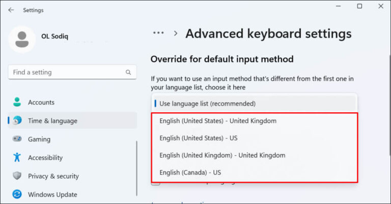 How to Change Your Keyboard Layout in Windows 11