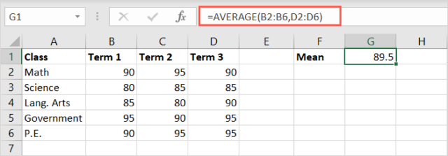 How to Find and Calculate Mean in Microsoft Excel