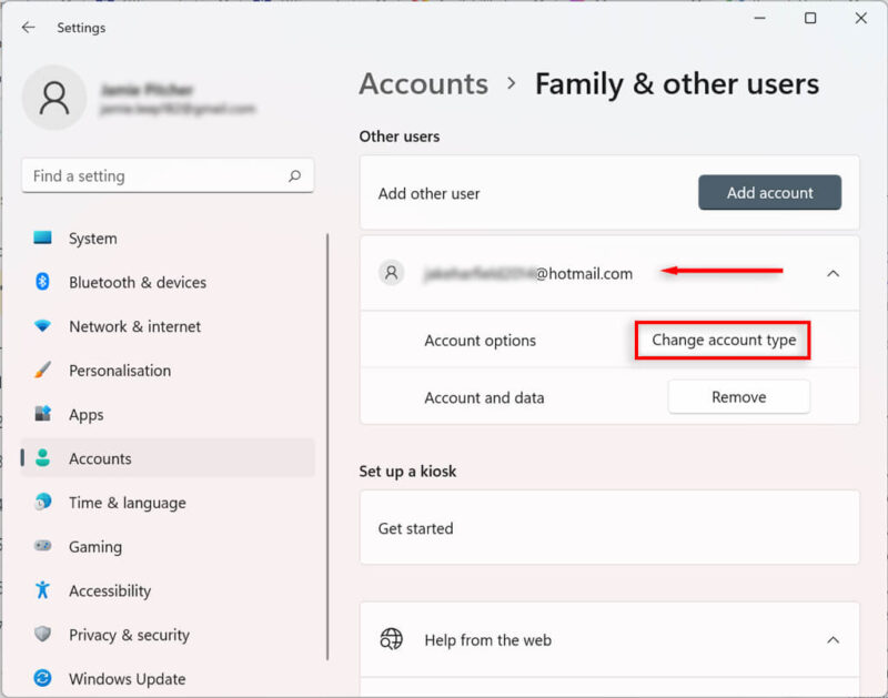 How to Manage User Account Settings in Windows 11