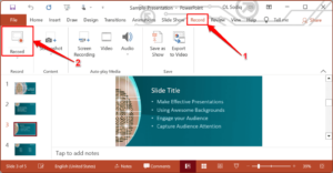 How to Record a PowerPoint Presentation with Narration
