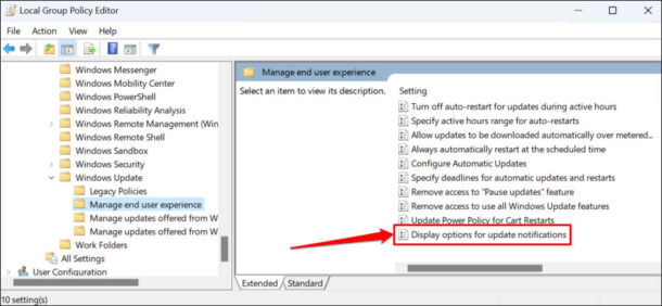 How to Stop Windows Update Notifications