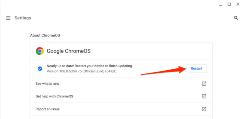 How to Update Your Chromebook