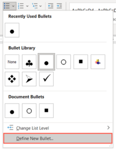 How to Add Bullet Points in Microsoft Word