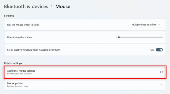 How to Change Mouse Cursor in Windows 11