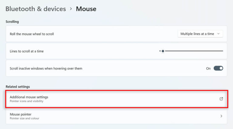 How to Change Mouse Cursor in Windows 11
