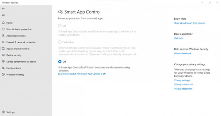 How to Enable and Use Smart App Control in Windows 11