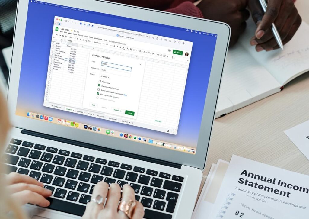 How to Use Find and Replace in Google Sheets