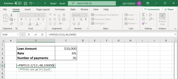 How to Calculate Annual Percentage Rate (APR) In Microsoft Excel