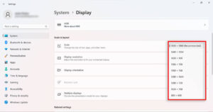 How to Change the Screen Resolution in Windows 11