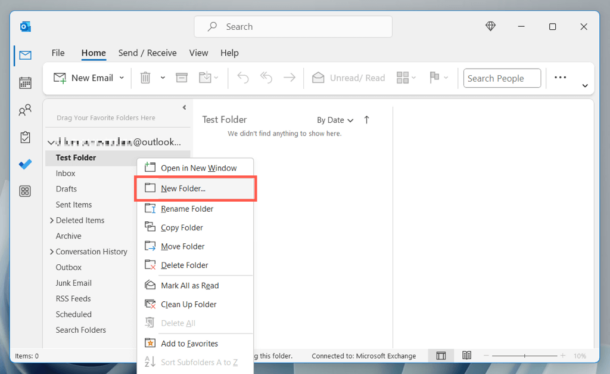 How to Create Folders in Microsoft Outlook