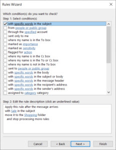 How to Create Rules in Microsoft Outlook