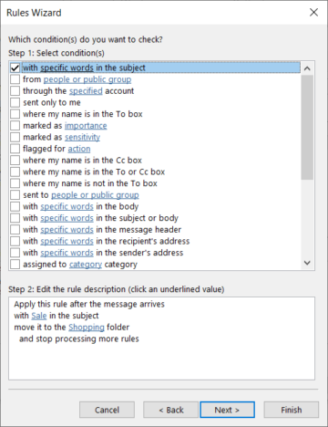 How to Create Rules in Microsoft Outlook