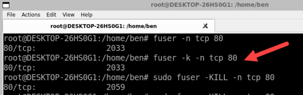 How to Kill a Linux Process Using a Port Number