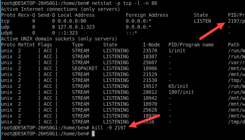 How to Kill a Linux Process Using a Port Number