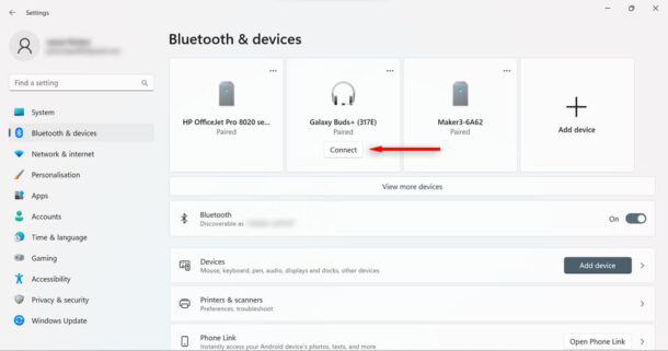 How to Turn On Bluetooth in Windows 11