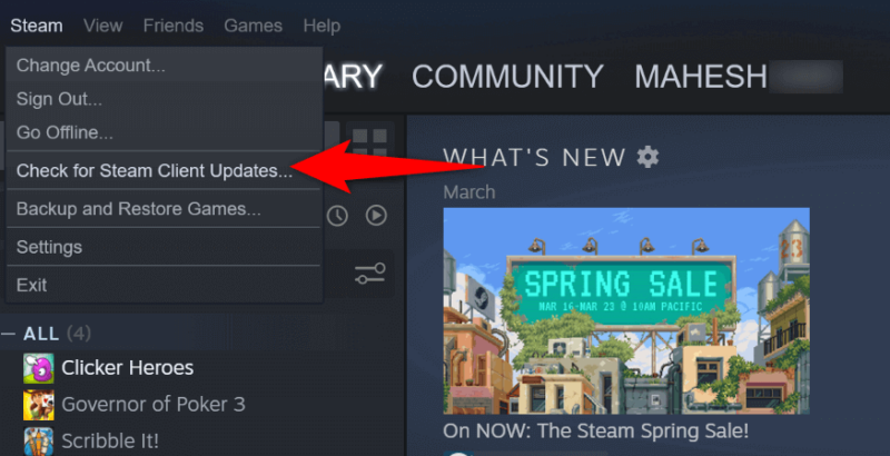 How to Fix the No Connection Error in Steam