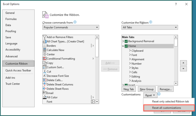 How to Stop Microsoft Excel Toolbar From Disappearing