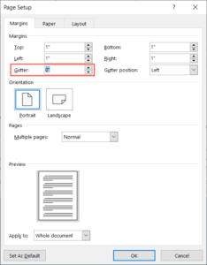 Gutter Margin/Position in Microsoft Word: All You Need to Know