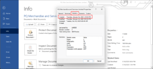 How to See When a Microsoft Word Document Was Created Or Modified in ...