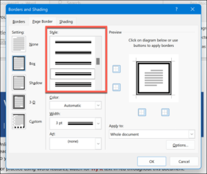 How to Add Decorative Borders to Microsoft Word Documents