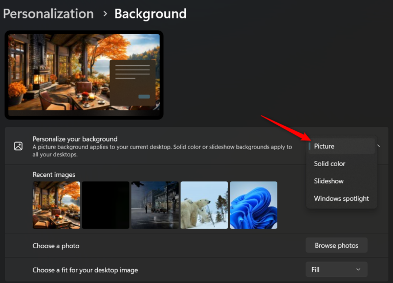 How to Change Your Desktop Background in Windows 11 or 10