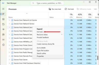 What Is “Service Host: Network Service” in Windows