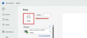 How to Print Microsoft Word Documents in Black and White
