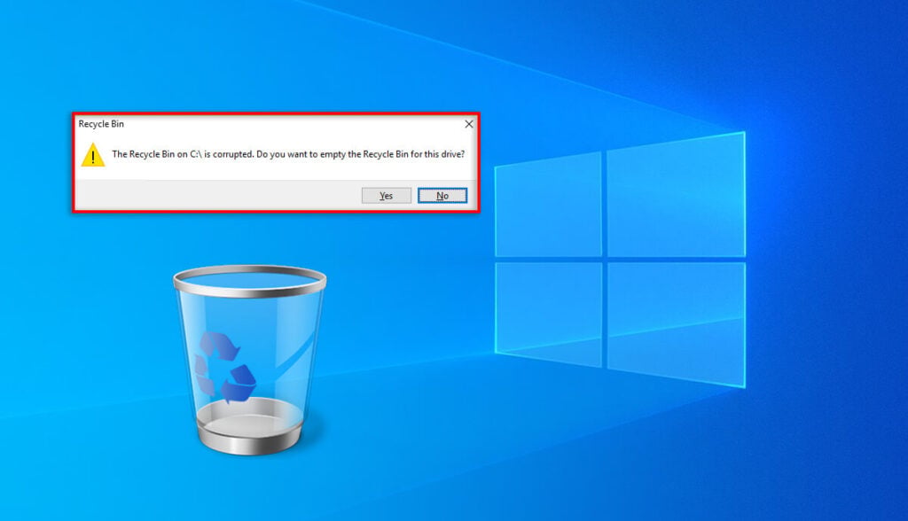 How to Fix “Recycle Bin on C:\ is Corrupted” in Windows