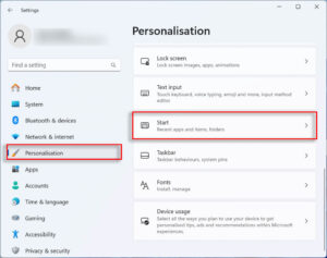 How to Add Start Menu System Folders in Windows 11