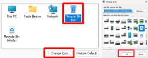 How to Change Windows Desktop Icons and Recycle Bin