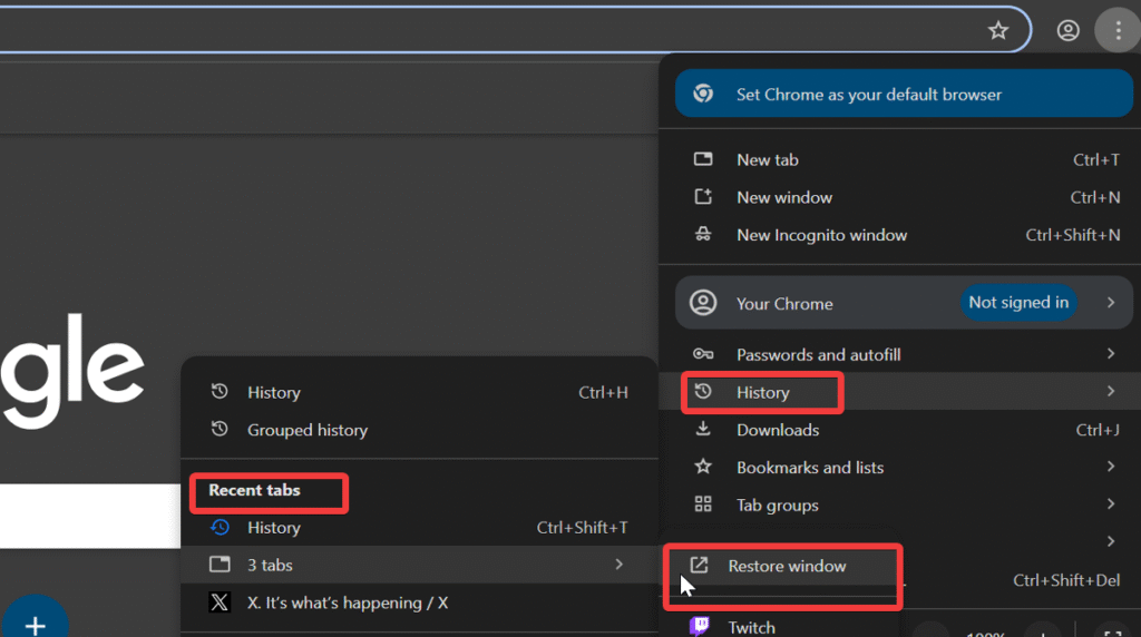 How to Recover Lost Chrome Tabs After a Crash